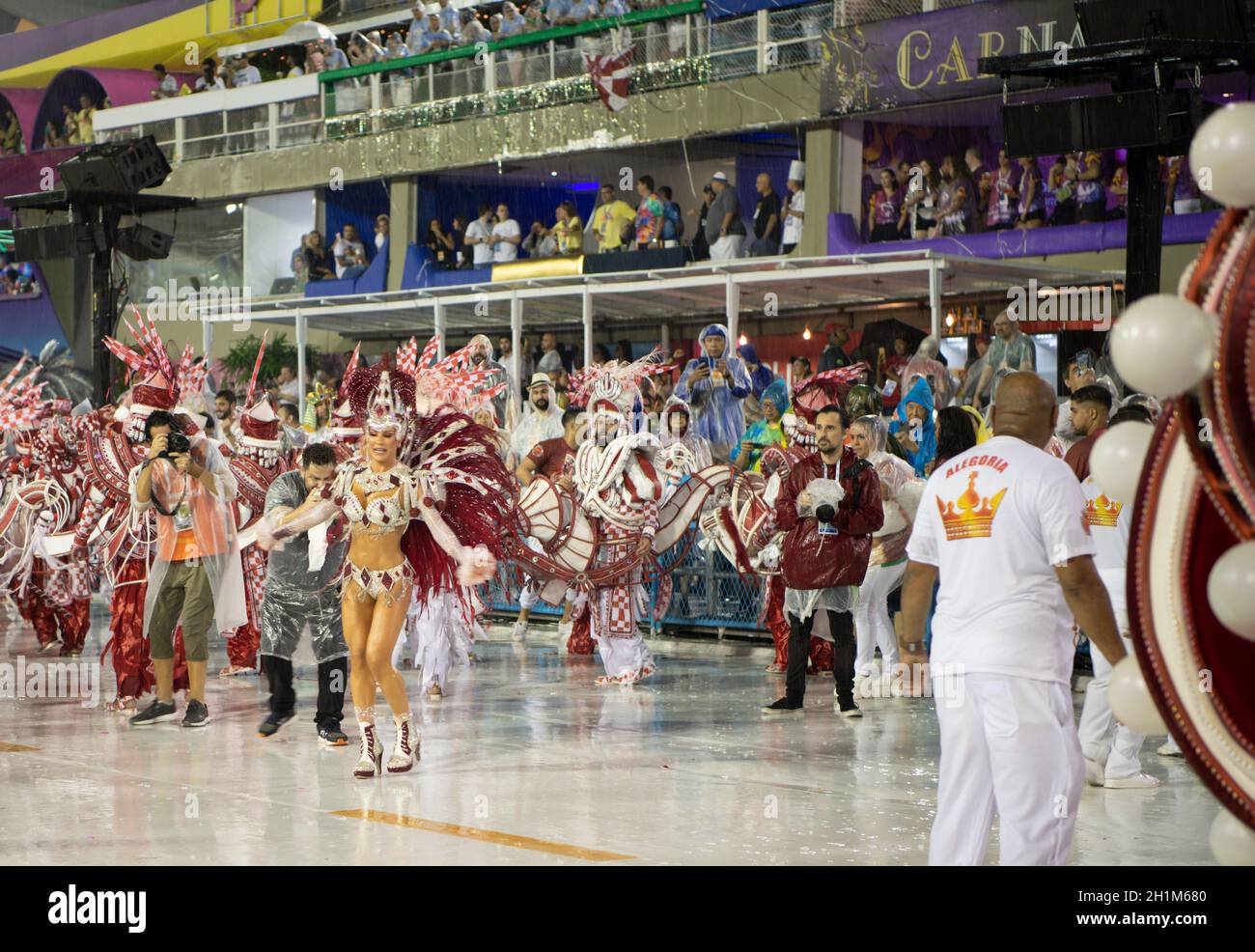 Rio de Janeiro, Brasil- February 29, 2020: Samba Parade at the 2020 ...