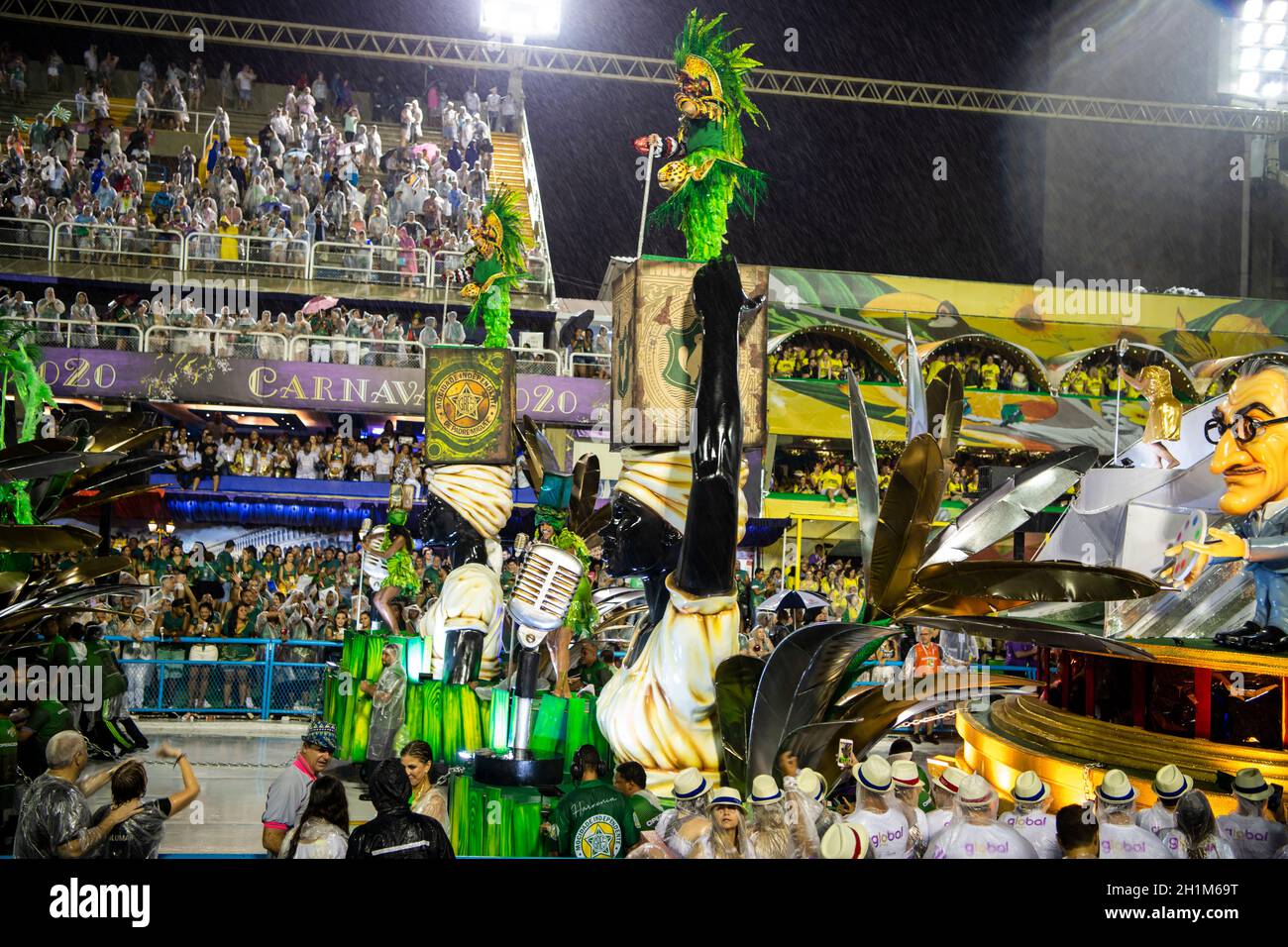 Rio de Janeiro, Brasil- February 29, 2020: Samba Parade at the 2020 ...