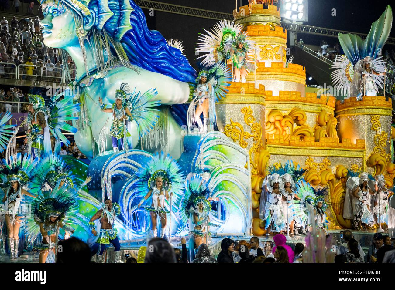 Rio de Janeiro, Brasil- February 29, 2020: Samba Parade at the 2020 ...