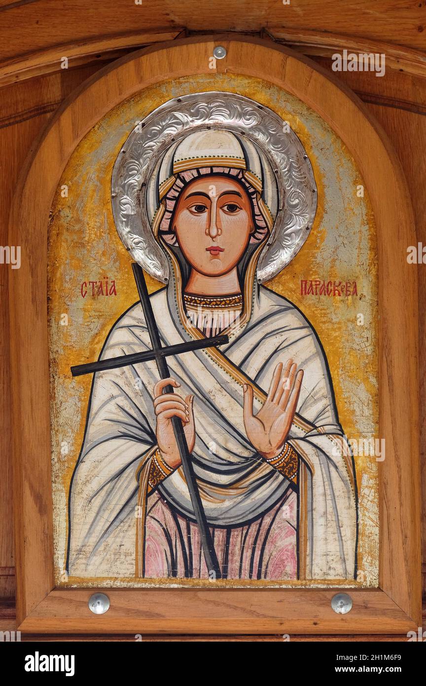 Saint Paraskeva, altarpiece in the Church of Saint Paraskeva of the ...