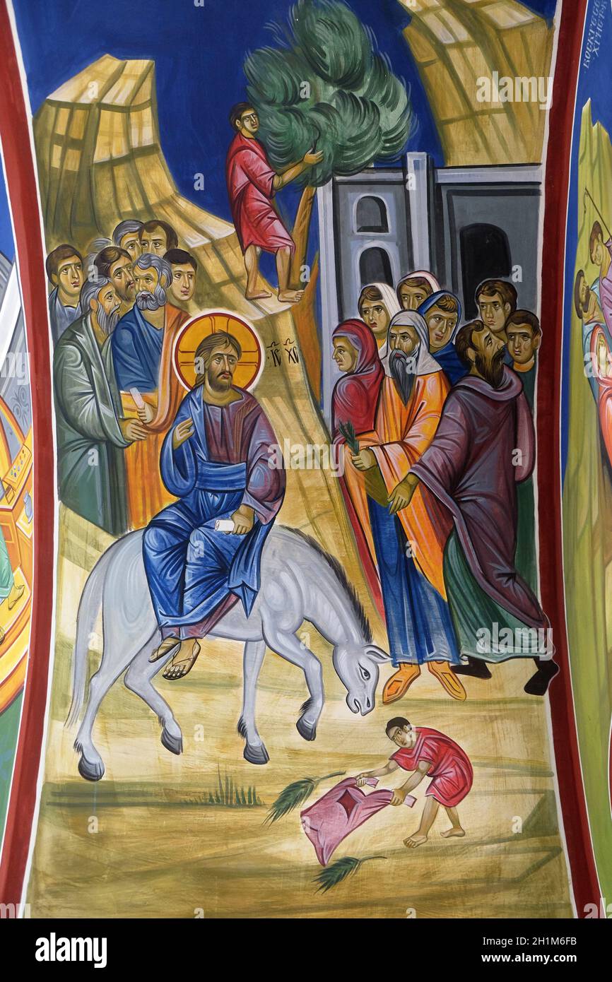 Jesus triumphal entry hi-res stock photography and images - Alamy
