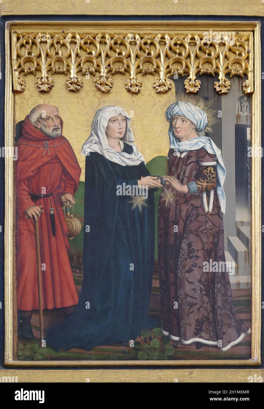 Visitation of the Virgin, Twelve Apostles altar in St James Church in ...