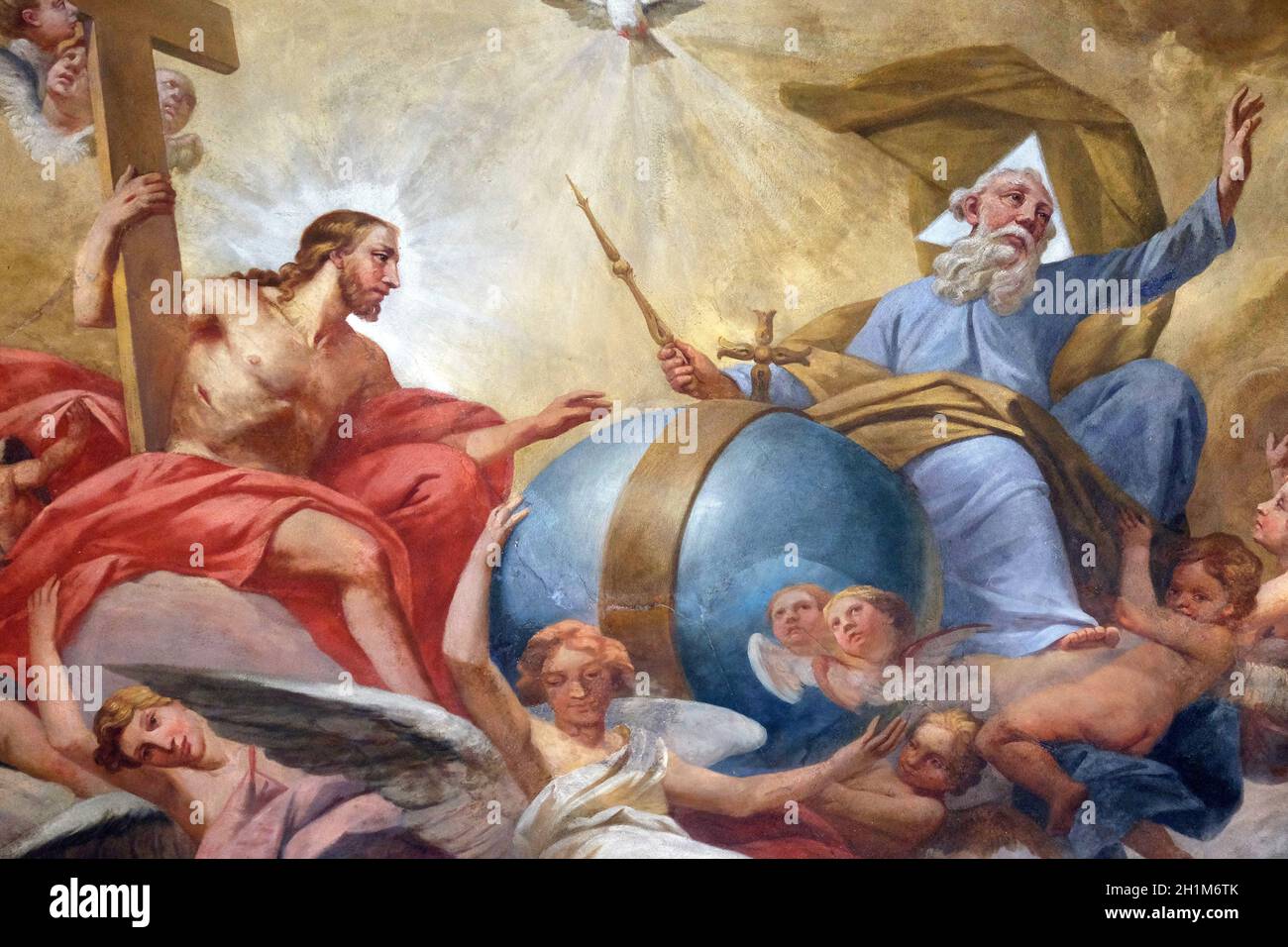 Holy trinity fresco hi-res stock photography and images - Alamy