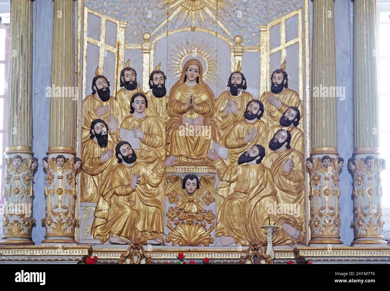 Descent of the Holy Spirit, Pentecost, altar in the Se cathedral ...