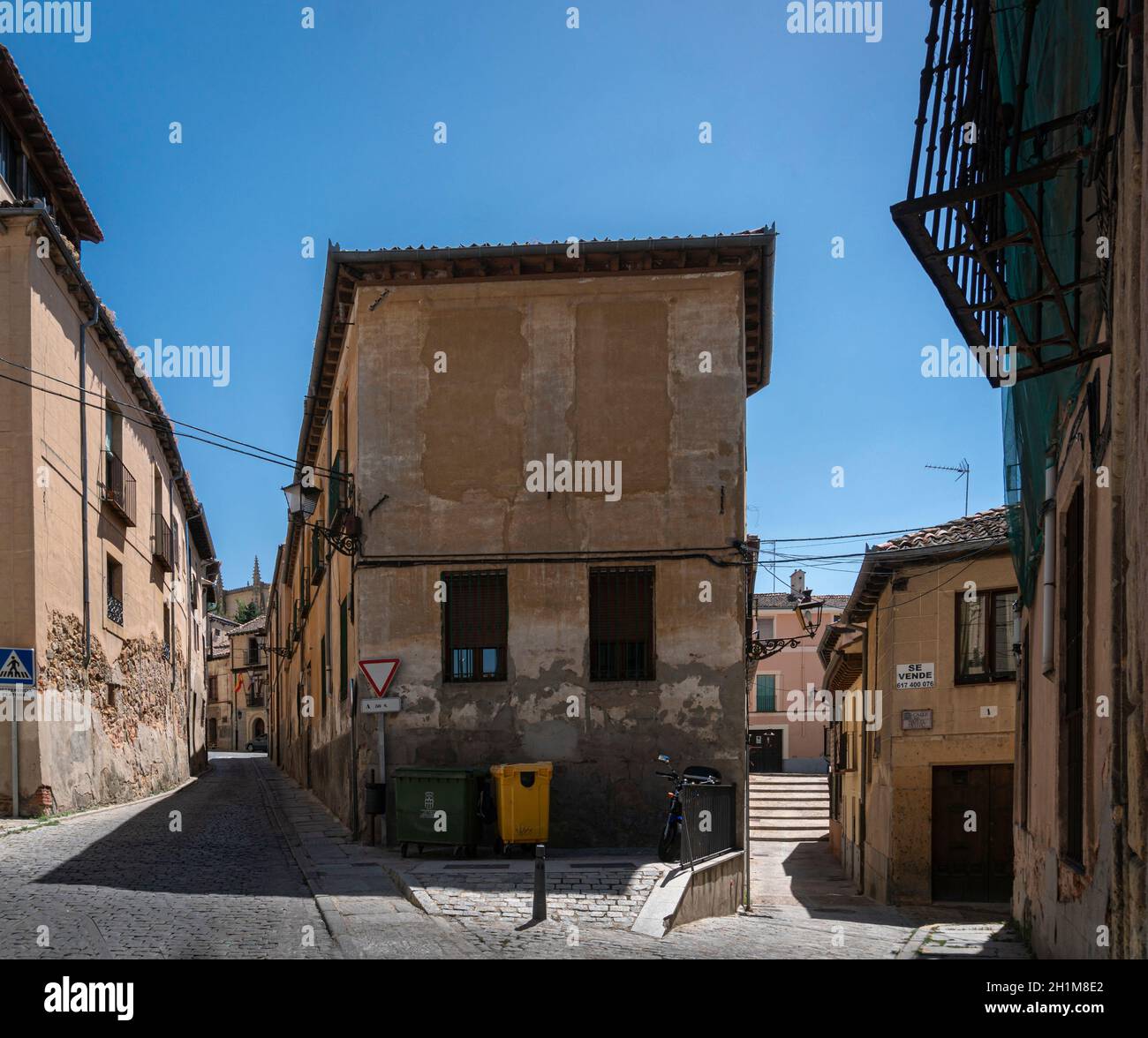 Ancient buildings in the city of Segovia, Spain Stock Photo - Alamy