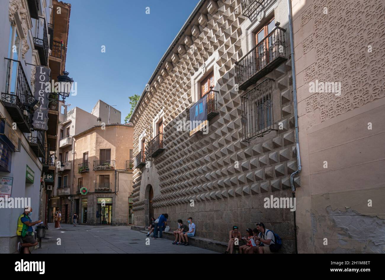 Ancient buildings in the city of Segovia, Spain Stock Photo - Alamy