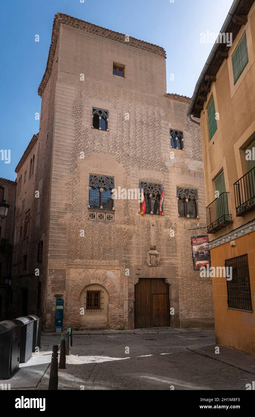 Ancient buildings in the city of Segovia, Spain Stock Photo - Alamy