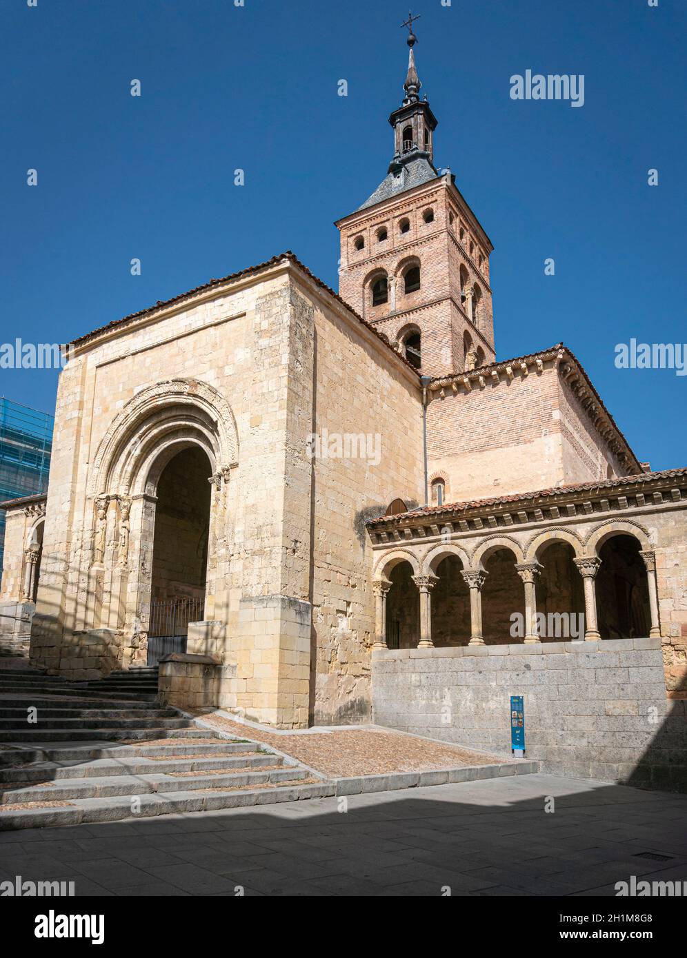 Ancient church building in the city of Segovia, Spain Stock Photo - Alamy