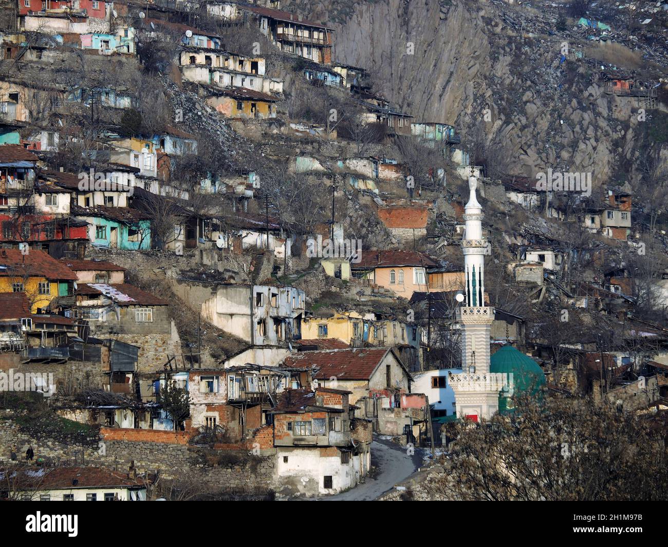 Slum at the hillside of Turkish Capital Ankara Stock Photo - Alamy