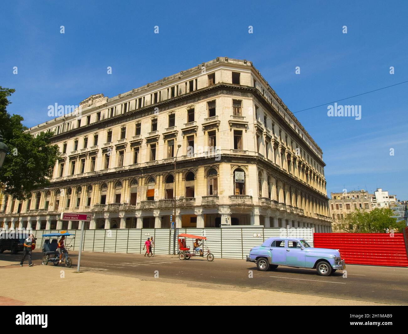 Havana, Cuba - April 03, 2013: Vintage retro cars on the streets of ...