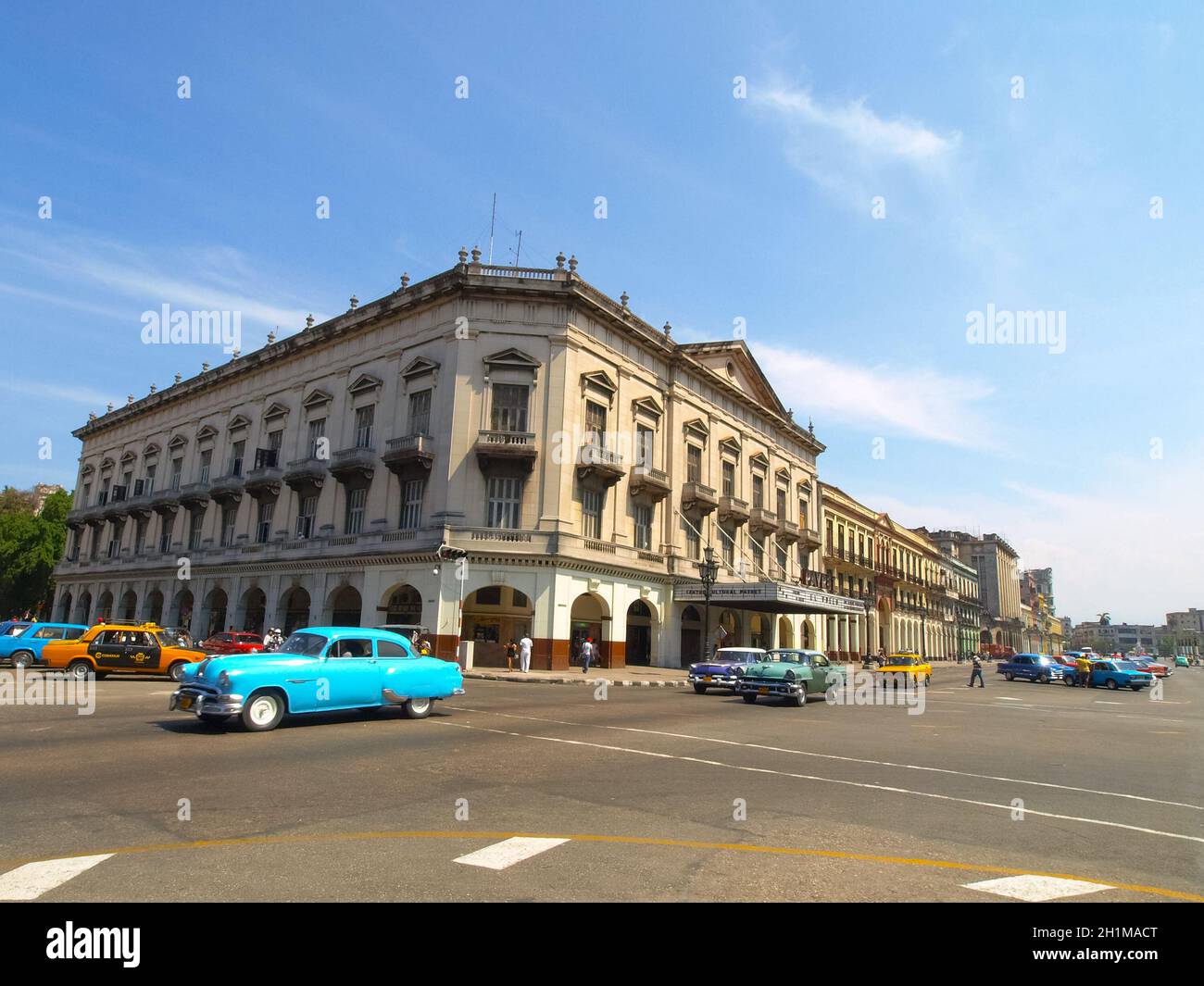 Havana, Cuba - April 03, 2013: Vintage retro cars on the streets of ...
