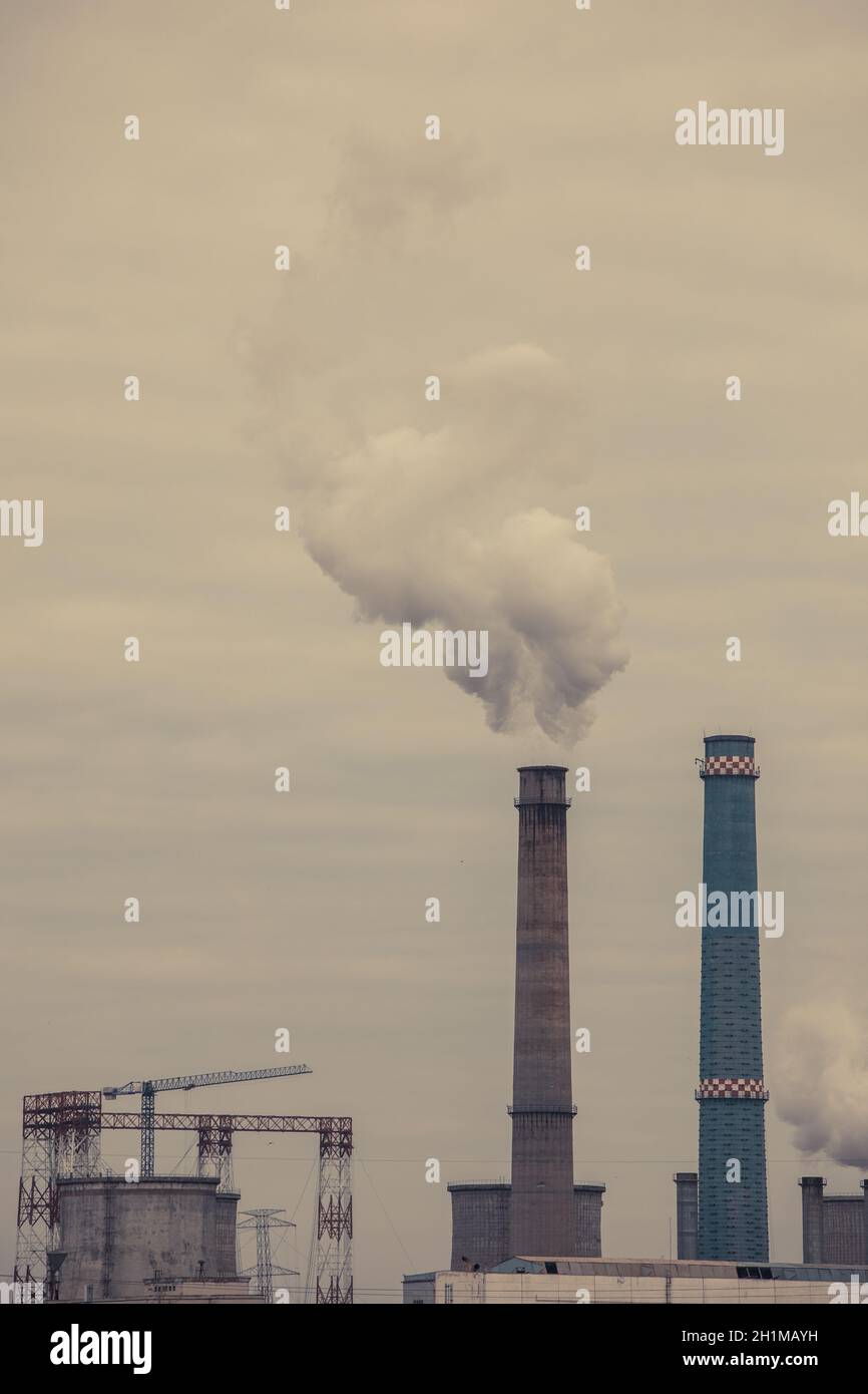 Smoke Coming Out Of A Factory