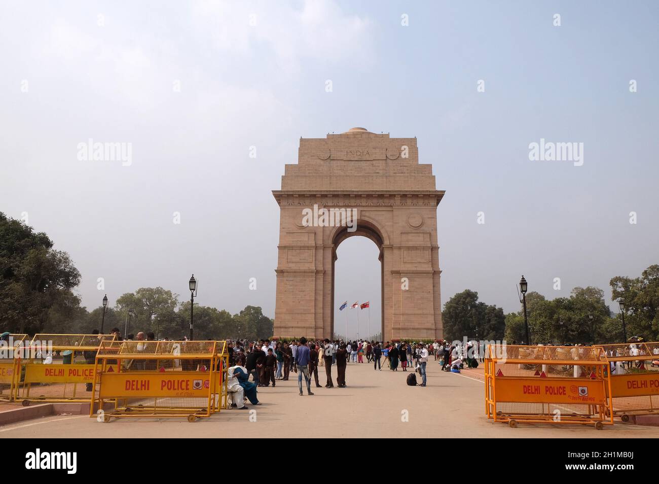 The India gate, Delhi, India. The India gate is the national monument ...