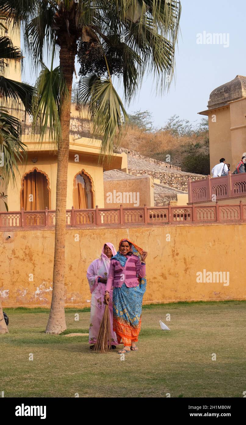 Indian hindu woman cleaning hi-res stock photography and images - Alamy