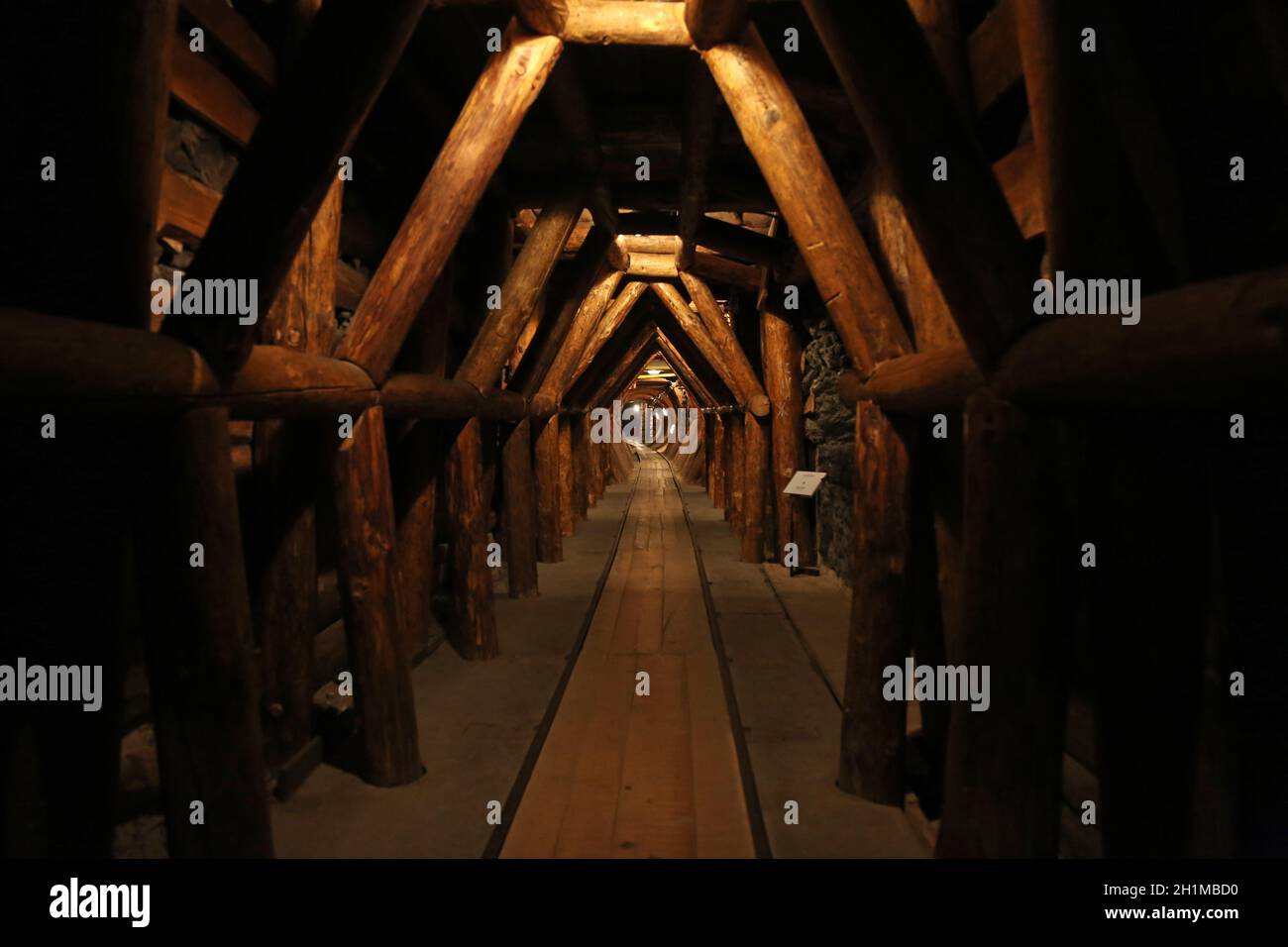 St. Barbara's mine at the Technical Museum in Zagreb, Croatia Stock ...