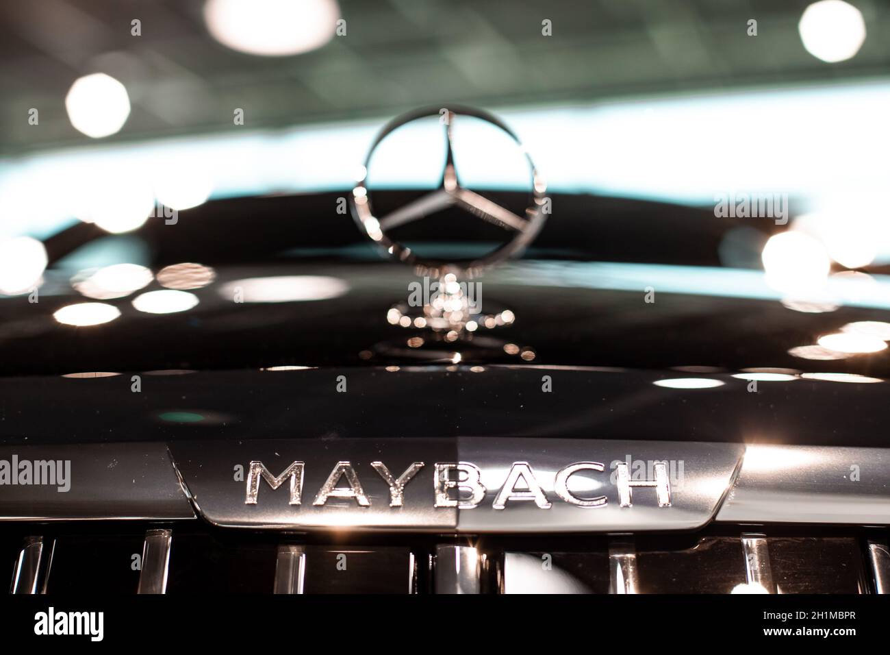 Stuttgart, Germany - August 8, 2020: symbol mercedes maybach Stock ...