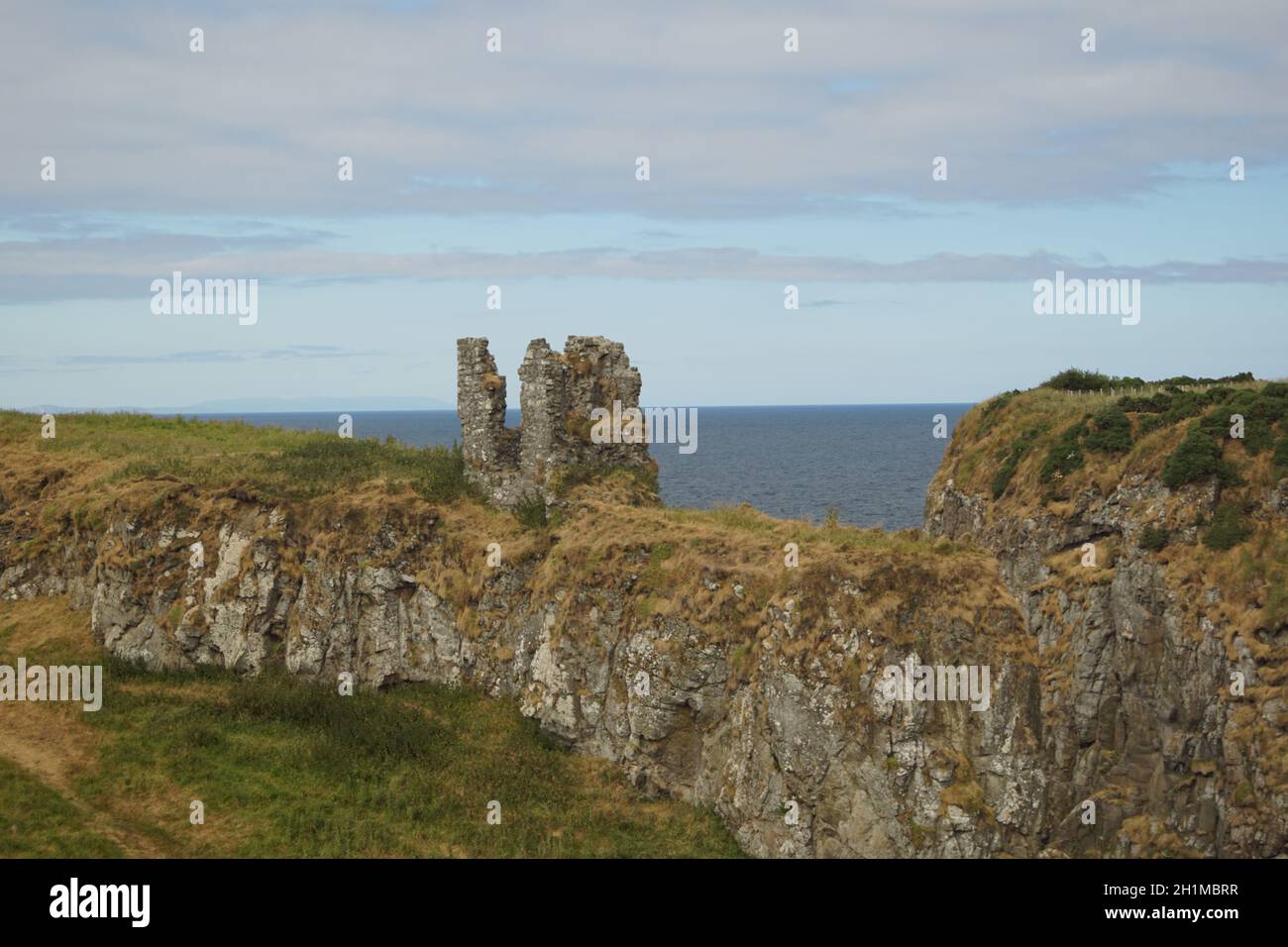 Dunseverick Castle is the ruins of a castle in County Antrim, Northern ...