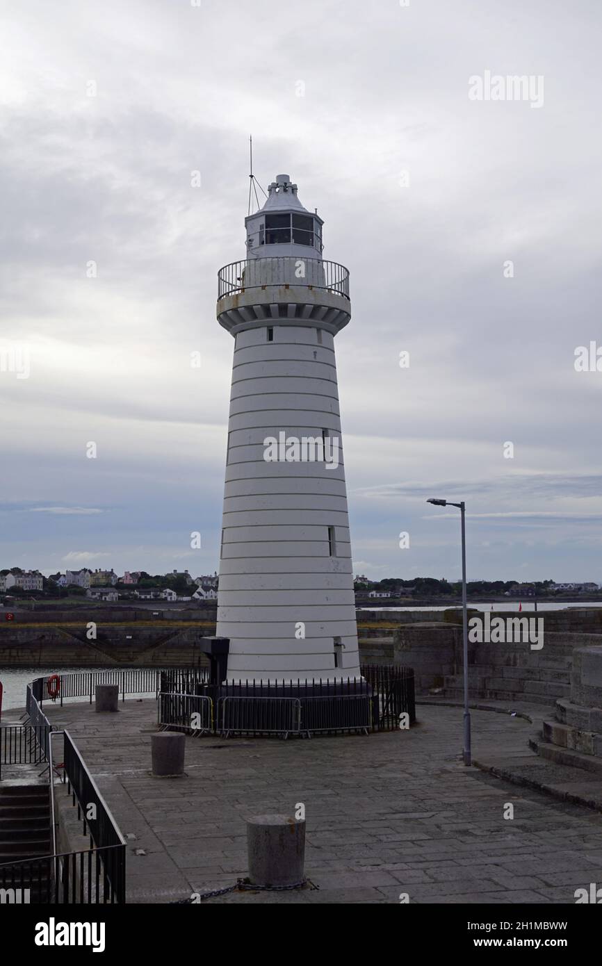 The lighthouse at the entrance to the port of Donaghadee was the first ...