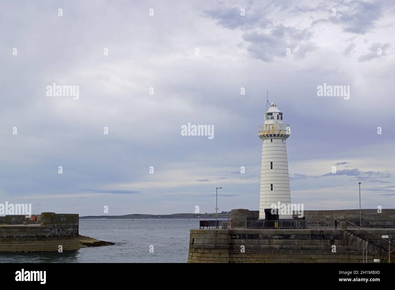 The lighthouse at the entrance to the port of Donaghadee was the first ...