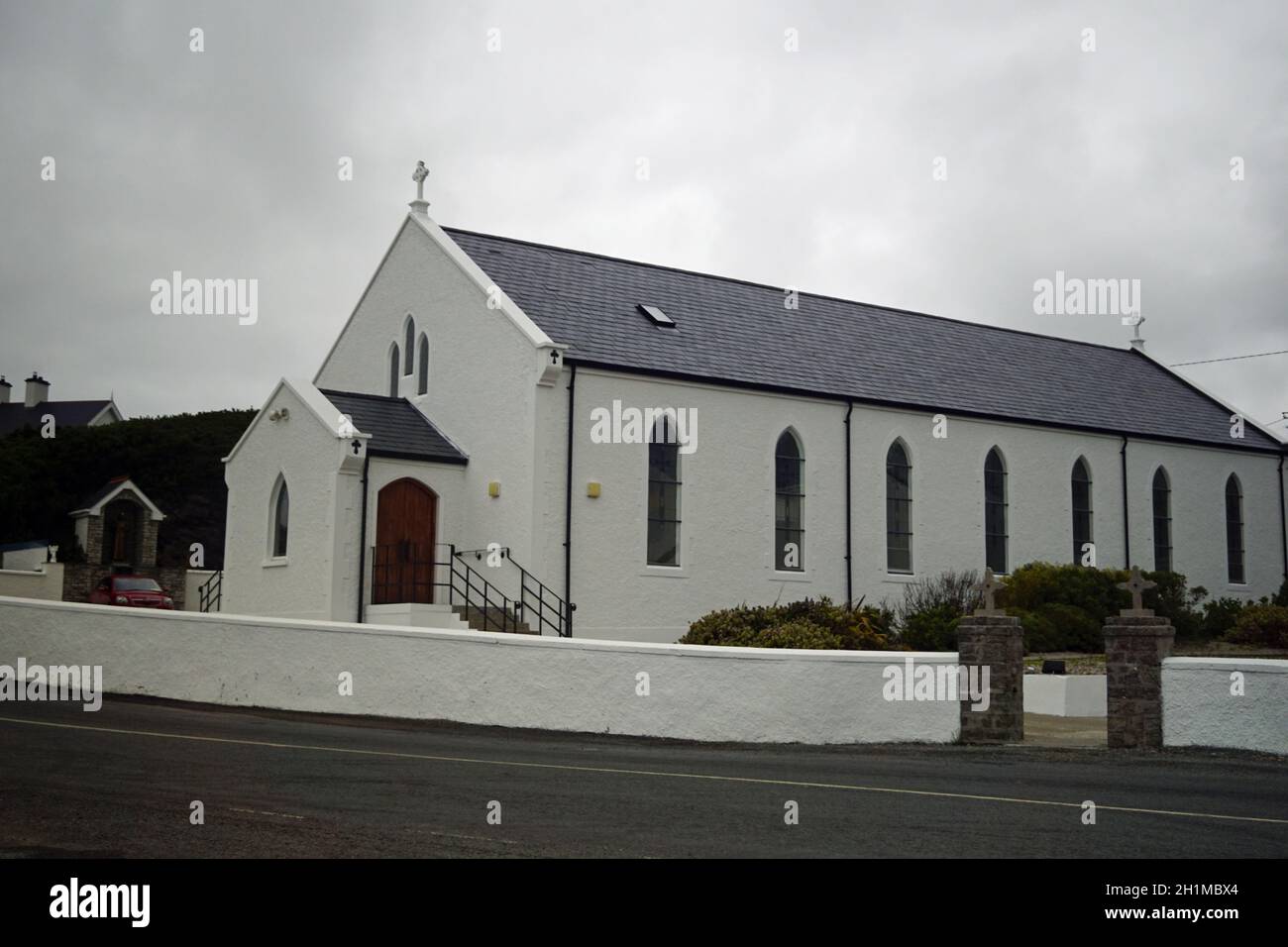 St Mary's Catholic Church and cemetery , Fanavolty Stock Photo - Alamy