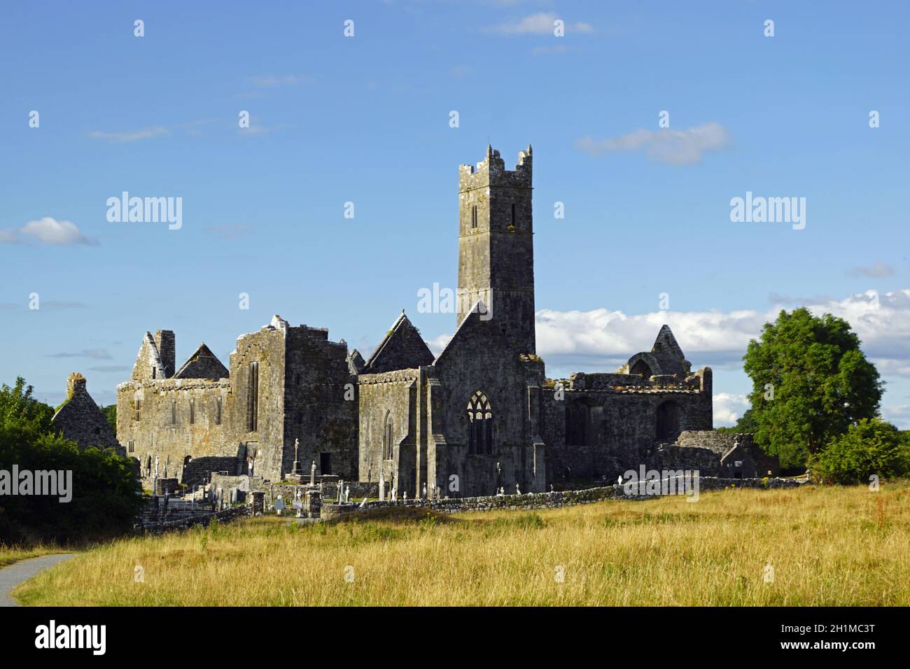 The Quin Friary is a former Franciscan monastery in Quin, County Clare ...