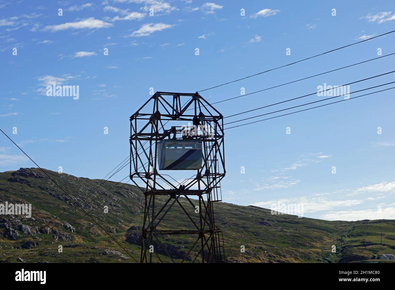 Originally opened in 1969, the Dursey Island cable car remains, to this ...