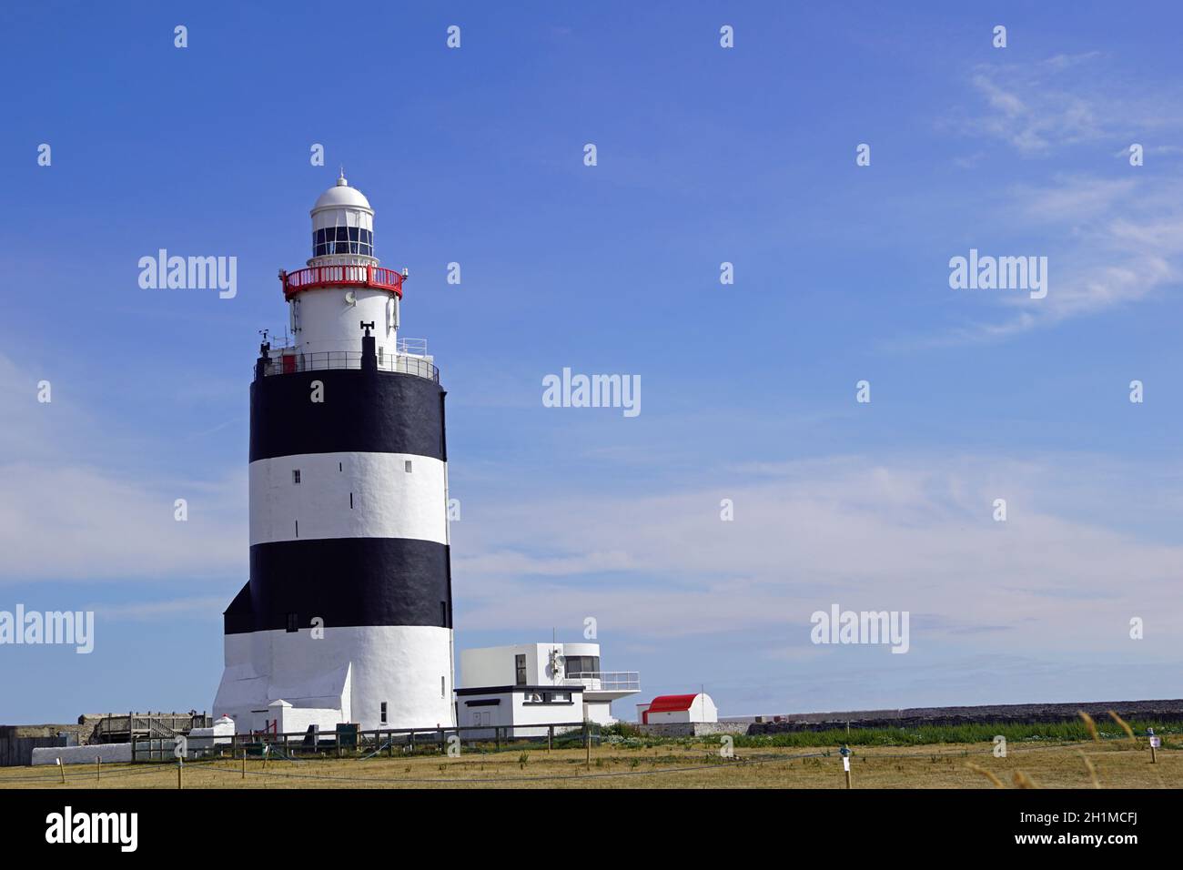 The Hook Lighthouse is a building on Hook Head at the tip of the Hook ...