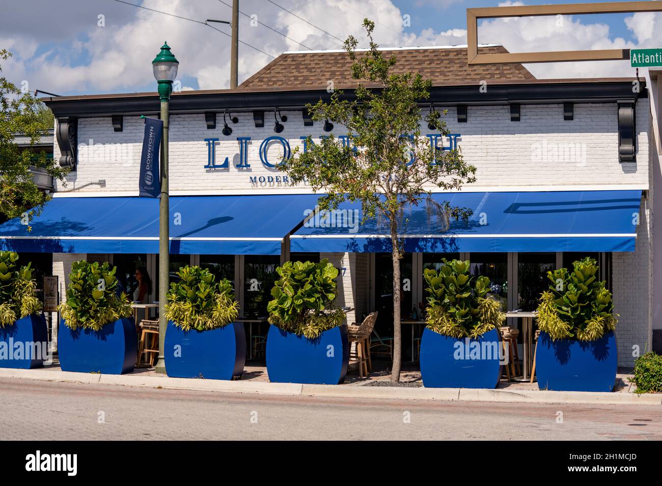 Delray Beach, FL, USA - October 17, 2021: Photo of Lion Fish Restaurant ...