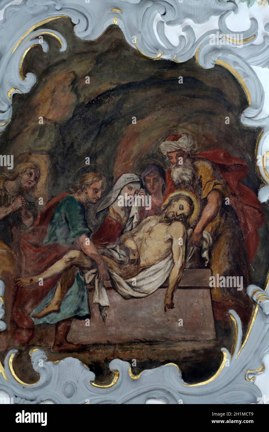 Jesus laid in the tomb hi-res stock photography and images - Alamy