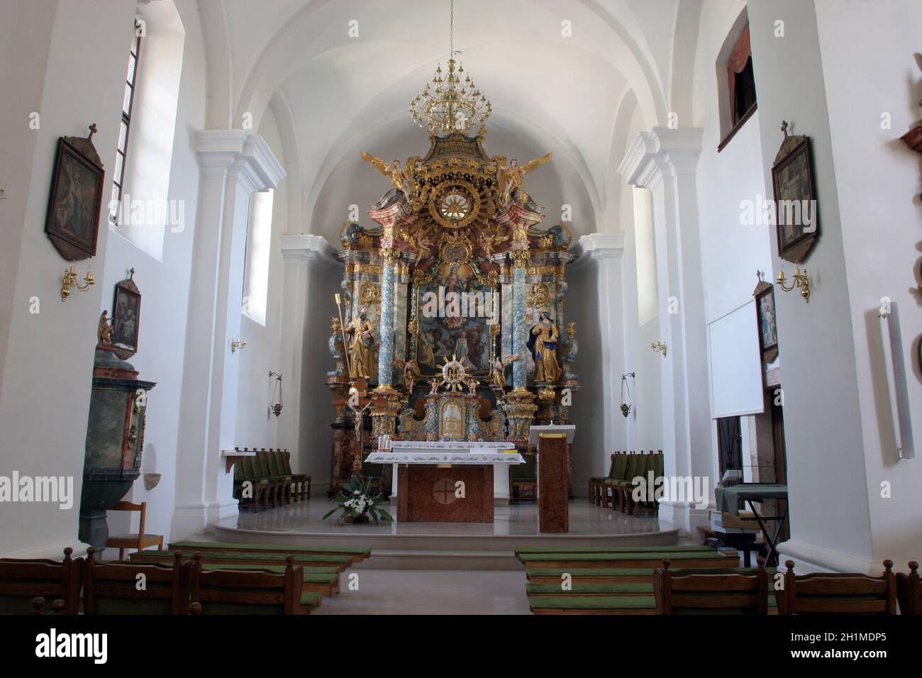 Church of the Assumption of the Virgin Mary in Klostar Ivanic, Croatia ...