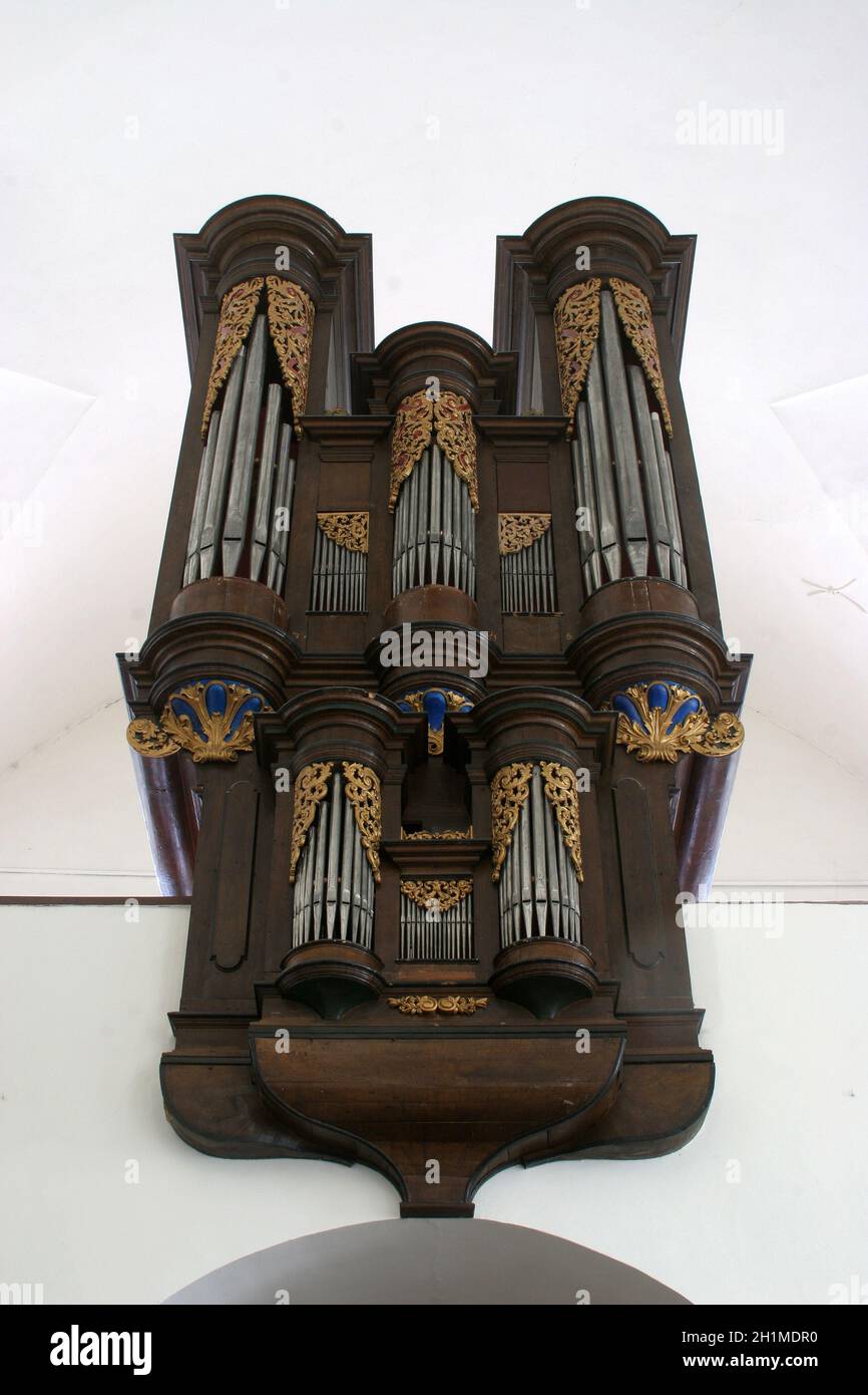 Organ in the Church of the Assumption of the Virgin Mary in Samobor ...