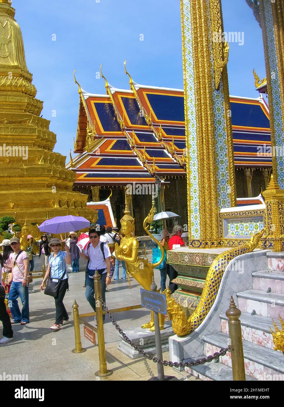 Bangkok, Thailand - June 30, 2008: The Royal Palace palace of the king ...