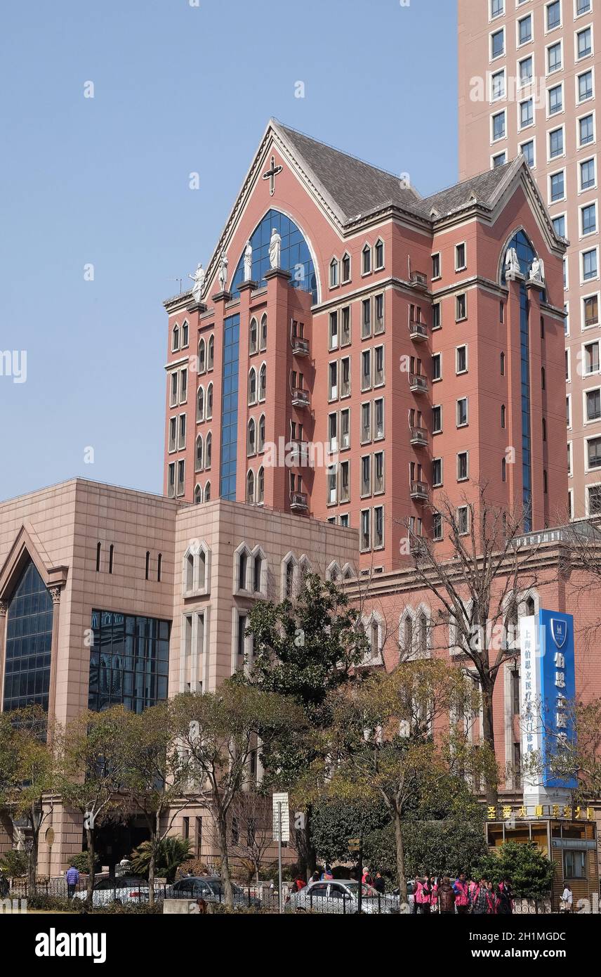 Roman Catholic Diocese of Shanghai, China Stock Photo - Alamy