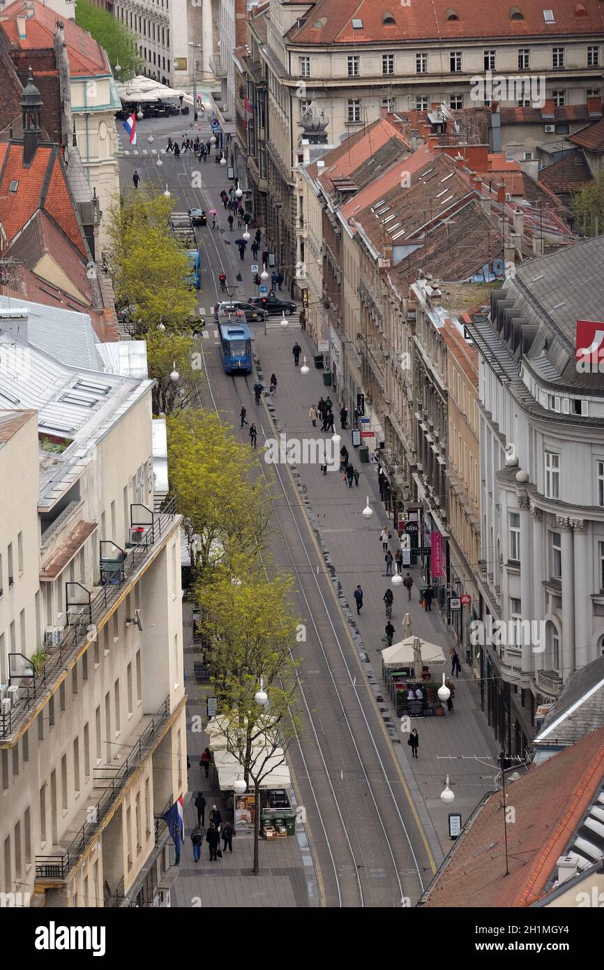 Radiceva street in zagreb hi-res stock photography and images - Alamy