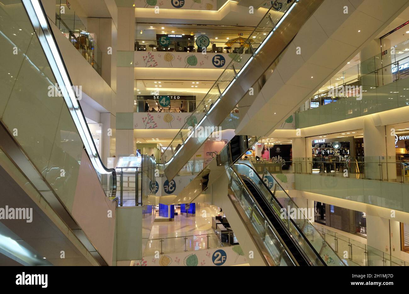 Shopping mall in Beijing, China Stock Photo - Alamy
