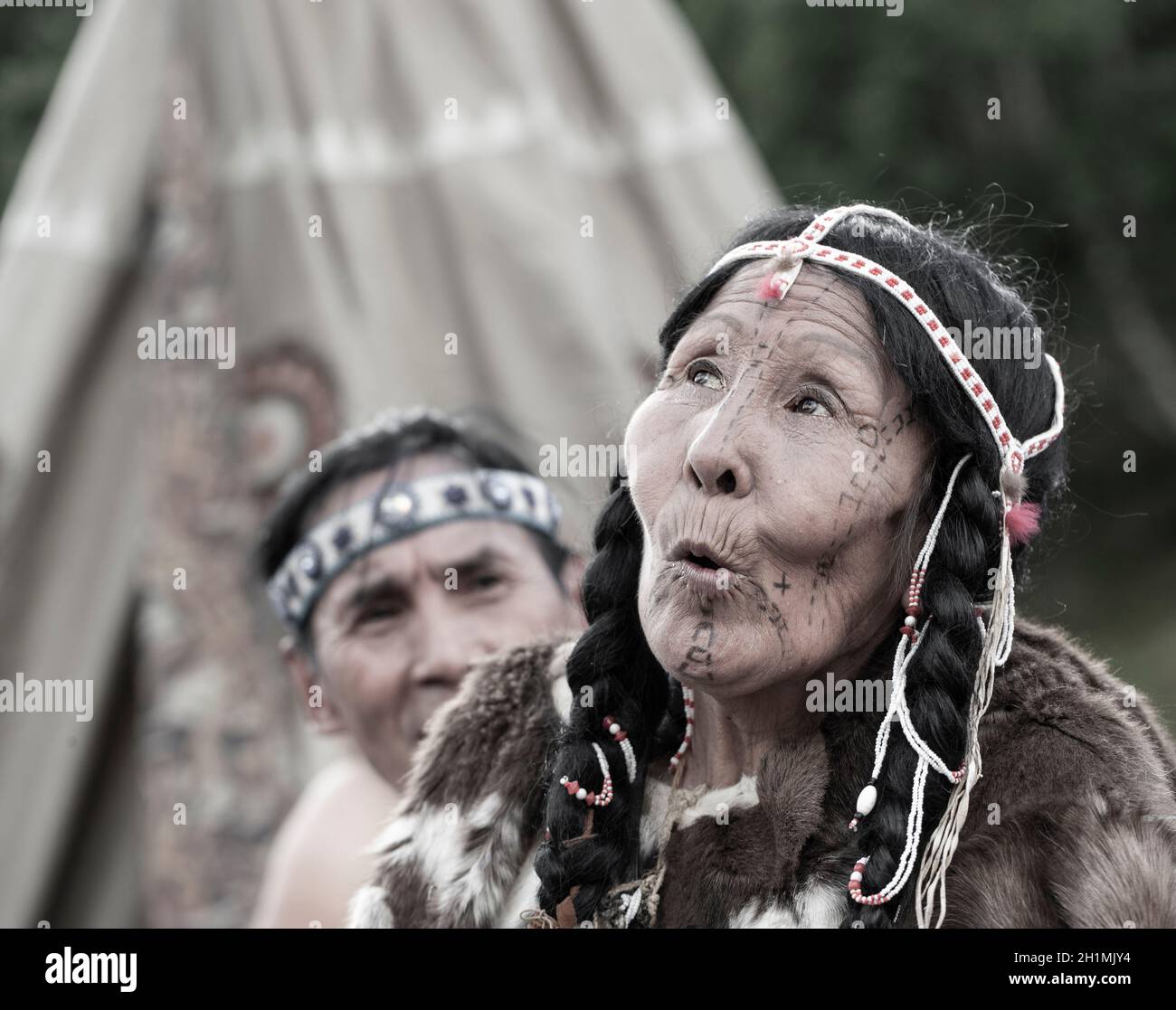 Woman kamchatka in russian far hi-res stock photography and images - Alamy