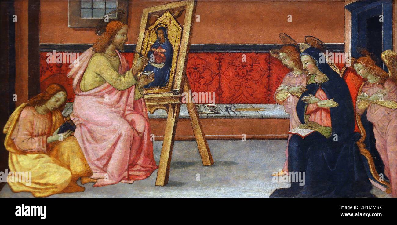 Saint luke painting virgin mary hi-res stock photography and images - Alamy