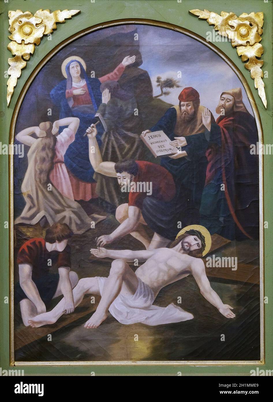 11th stations of the cross hi-res stock photography and images - Alamy