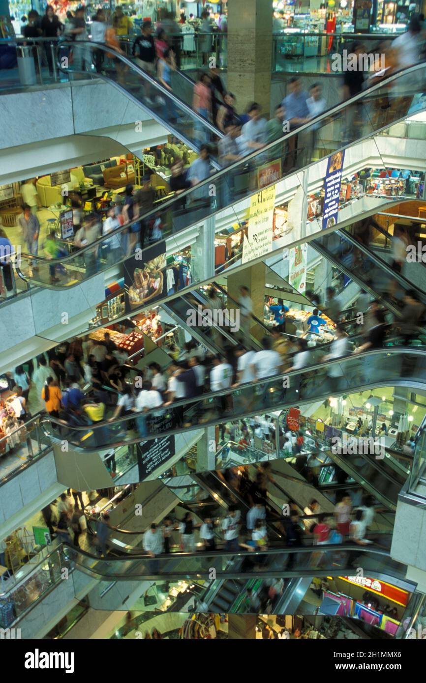 the MBK Shopping Mall in the city of Bangkok in Thailand in ...