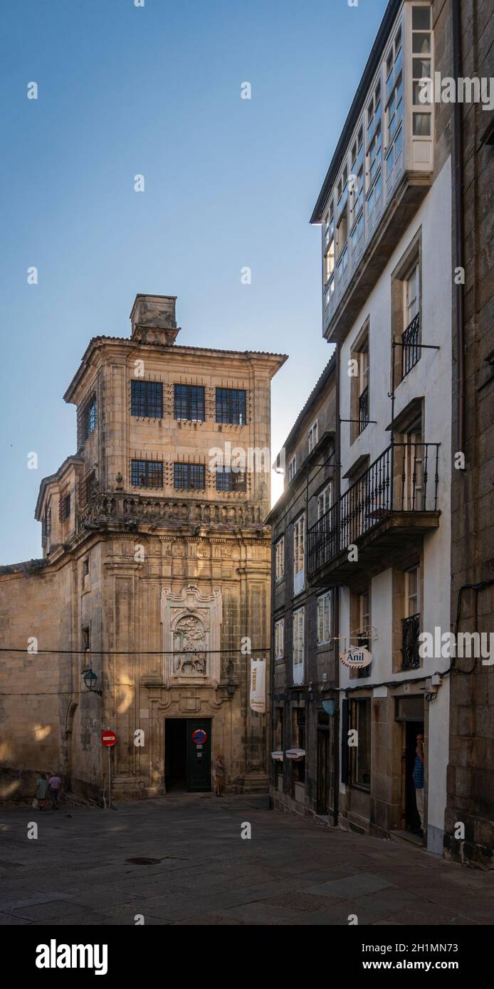 Street view with a church hi-res stock photography and images - Alamy