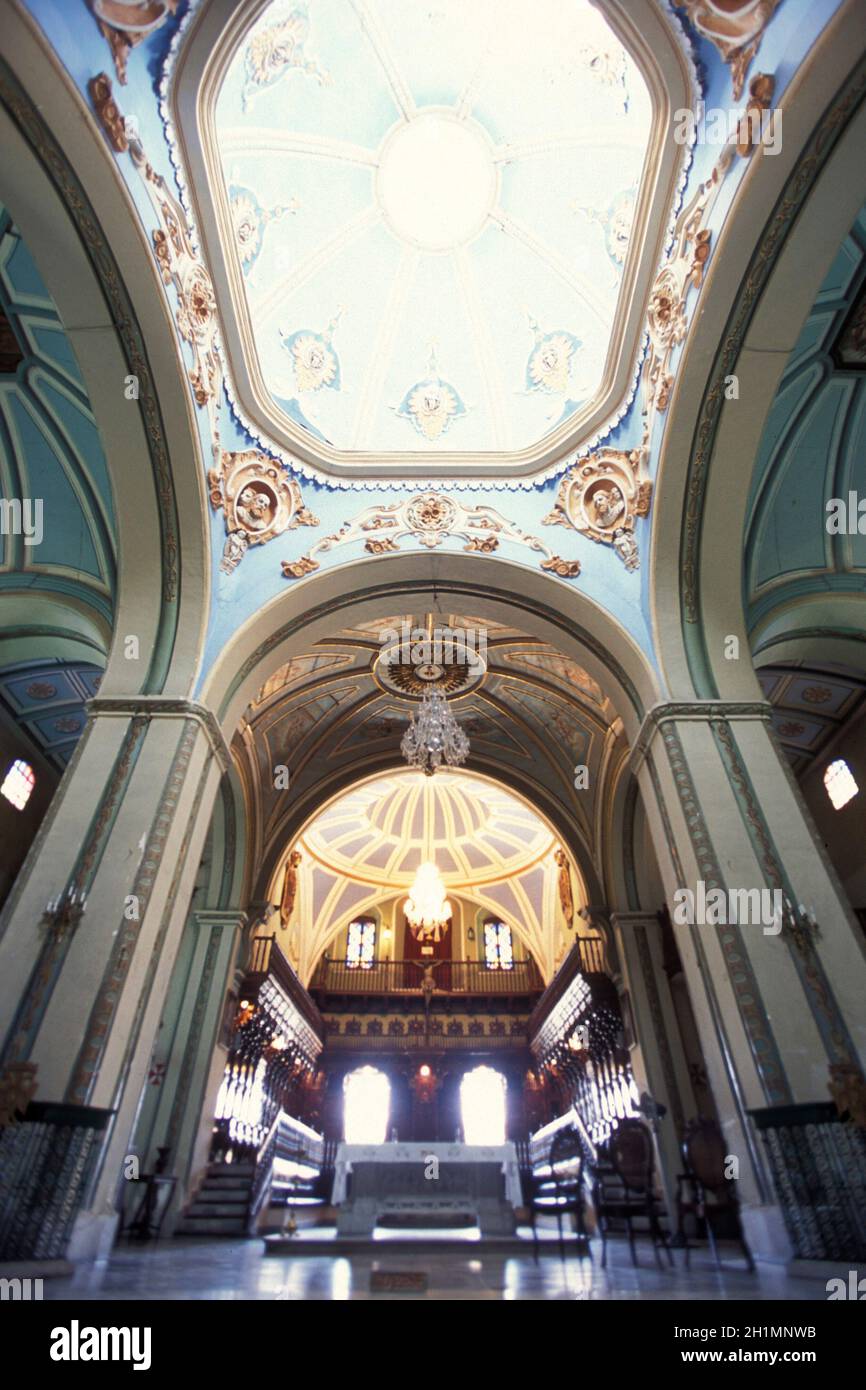 inside of the capitolio National in the city of Havana on Cuba in the ...