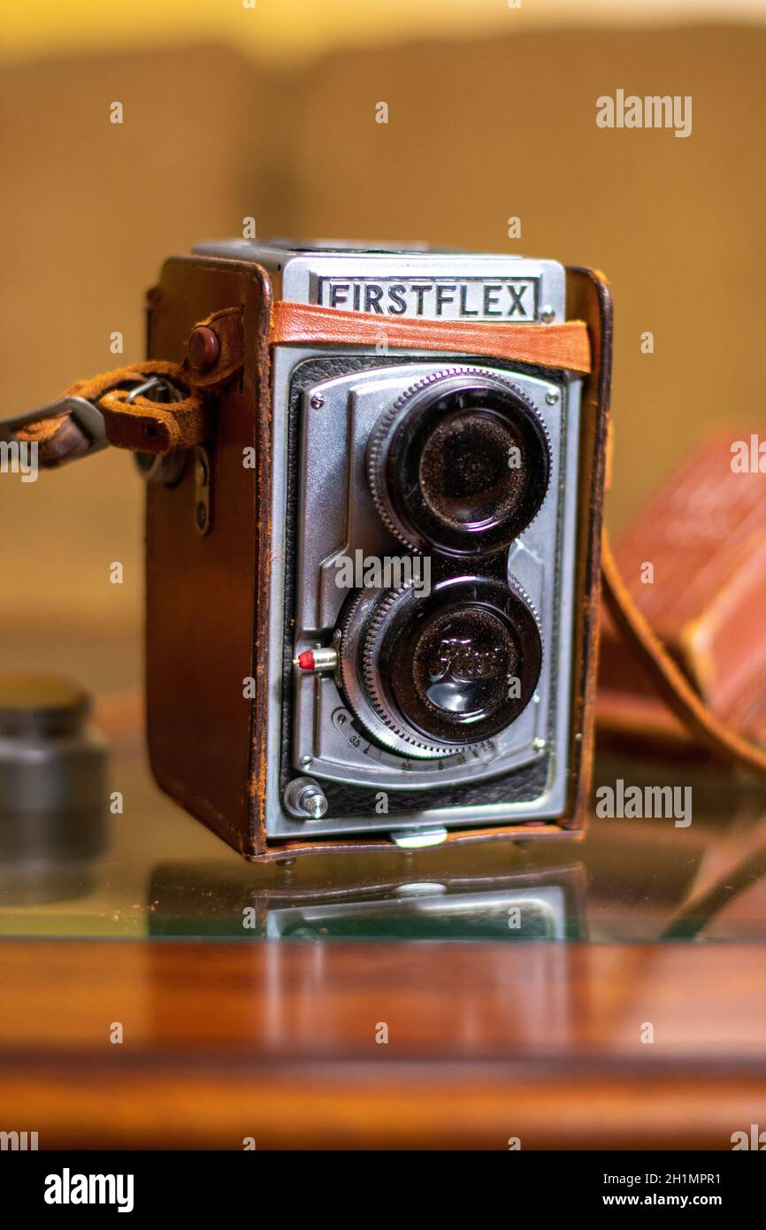December 6, 2020 - Elkins Park, PA: A Vintage 1950s Firstflex Camera ...