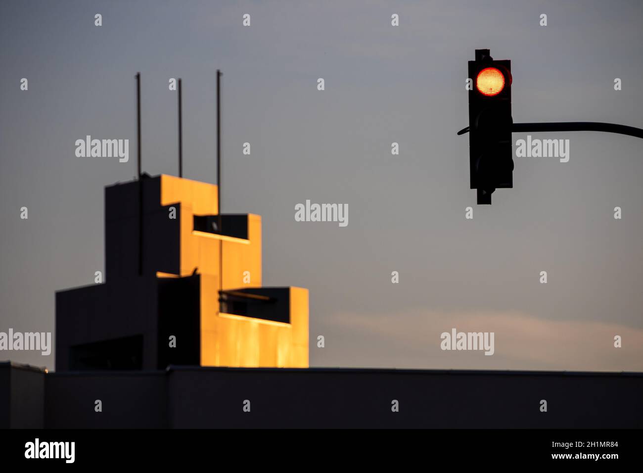 Architectural details at sunset in Vilnius, Lithuania Stock Photo - Alamy