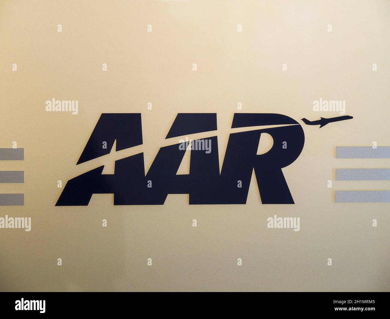 Logo Sign of Aarhus Airport AAR Stock Photo - Alamy
