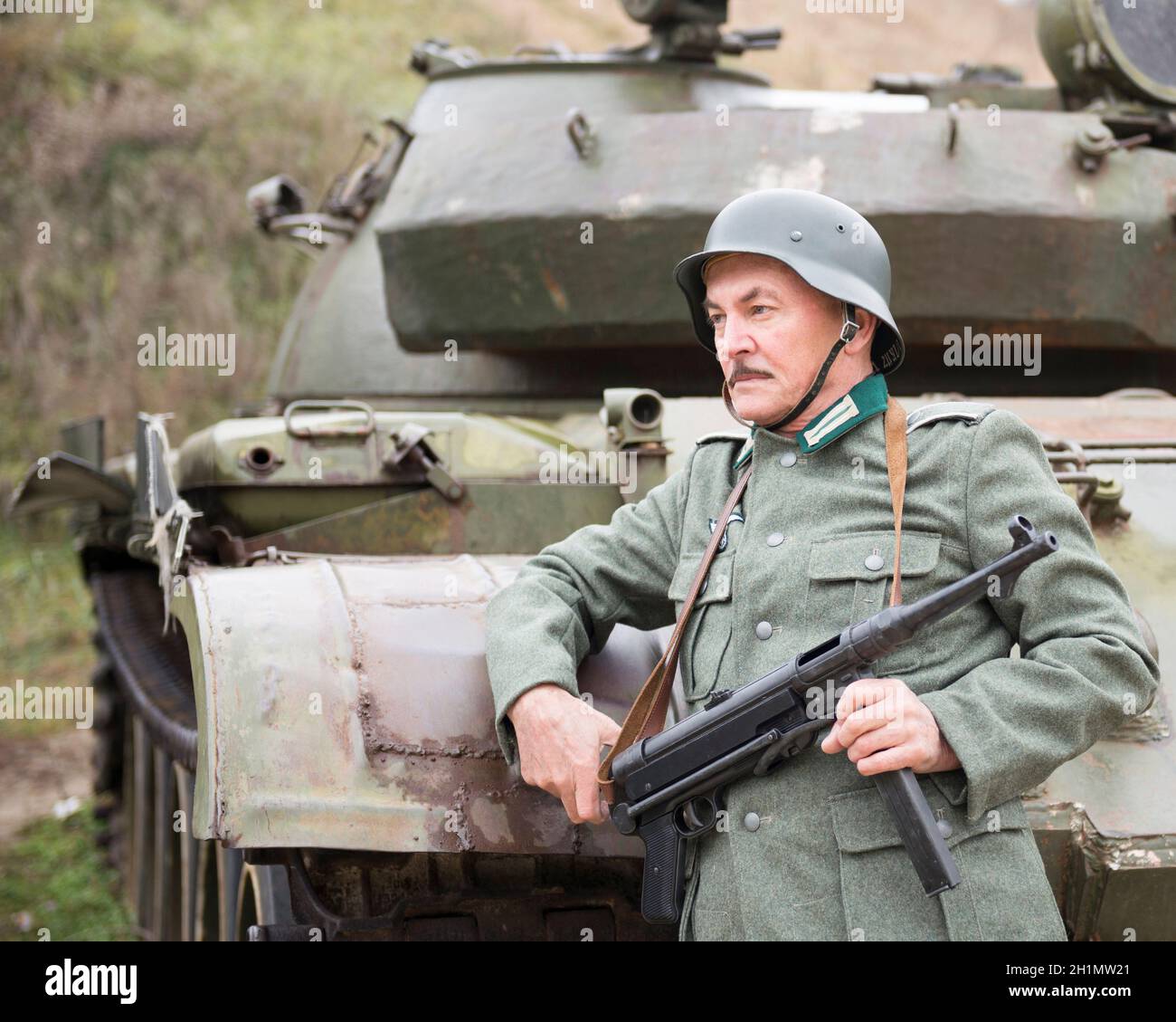 German ww2 soldier gun equipment hi-res stock photography and images ...
