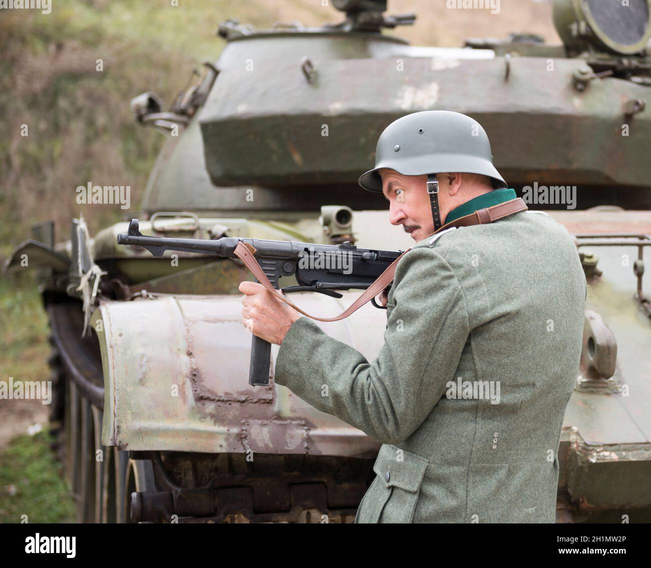 German ww2 soldier gun equipment hi-res stock photography and images ...