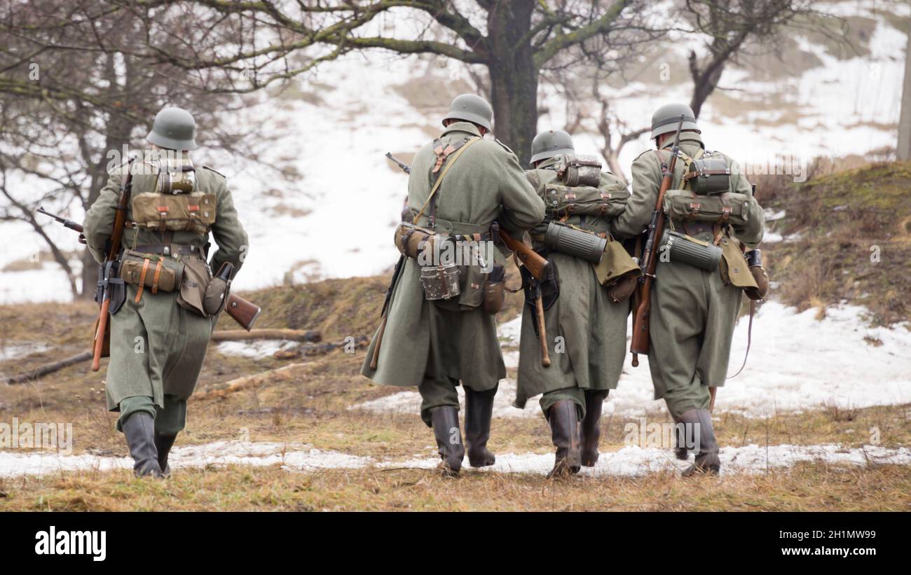 AKSAY, RUSSIA-FEBRUARY 16- Reconstruction of hostilities within the 71 ...