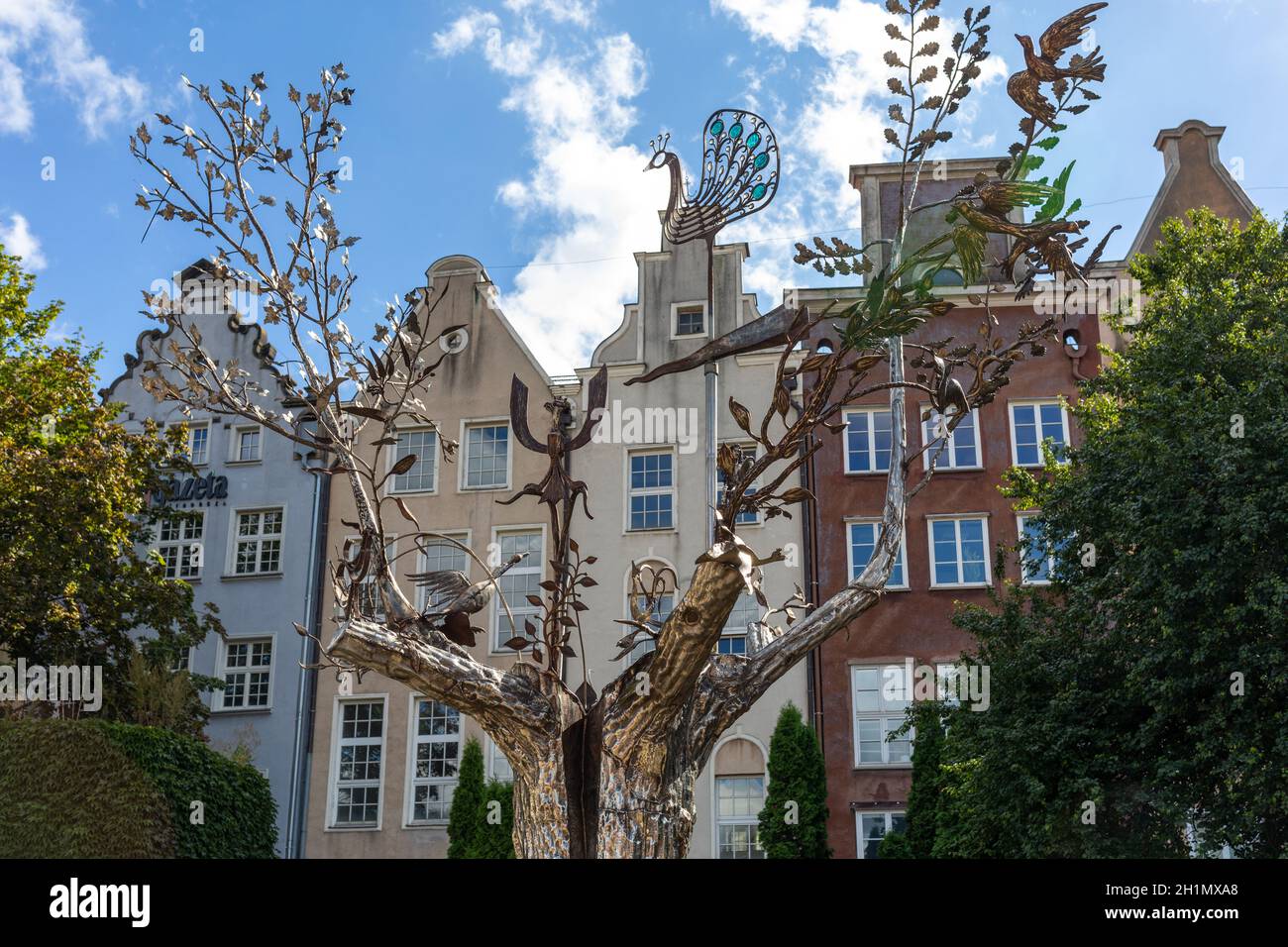 Gdansk, Poland - Sept 6, 2020: Millennium Tree - a contemporary ...