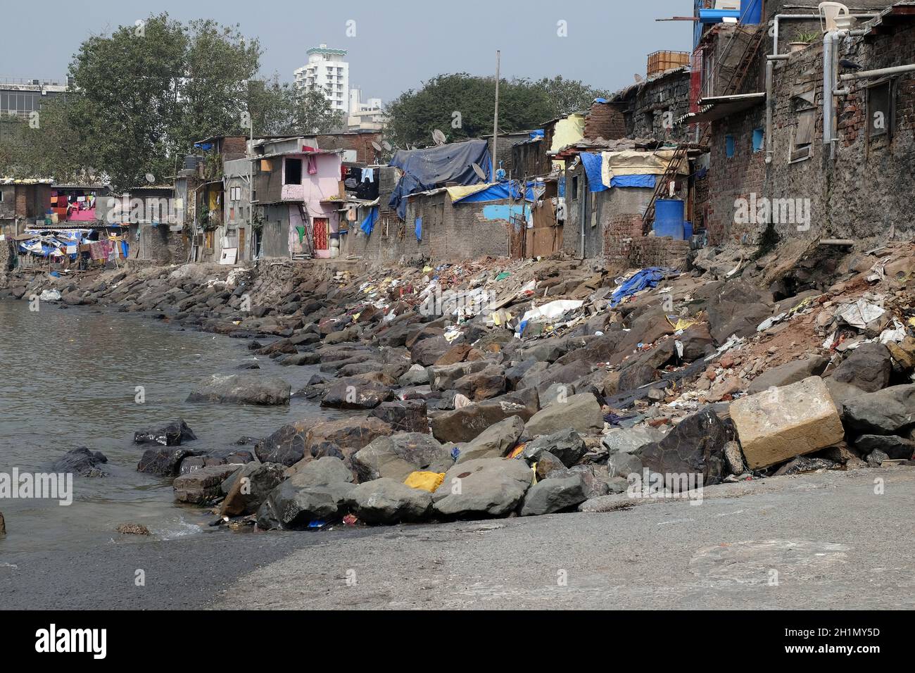 Colaba Fishing Village, southern end of Mumbai city, India Stock Photo ...