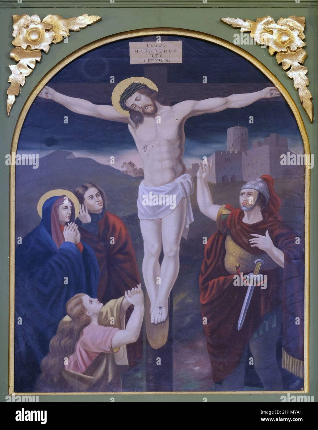 12th Stations of the Cross, Jesus dies on the cross, church of Saint ...